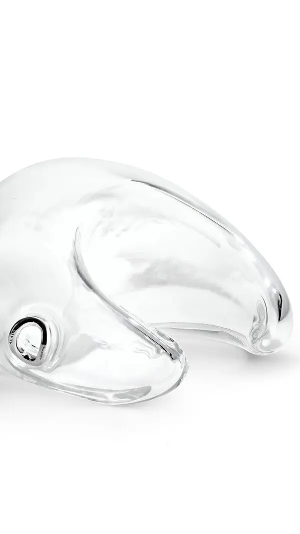 Alaïa Sculptural Glass Open-ended Bracelet - Transparent