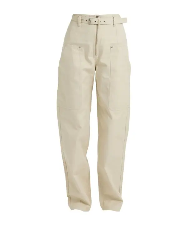 Isabel Marant Étoile Solid-color Casual Trousers