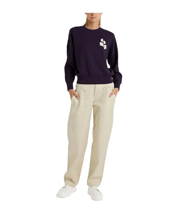 Isabel Marant Étoile Solid-color Casual Trousers
