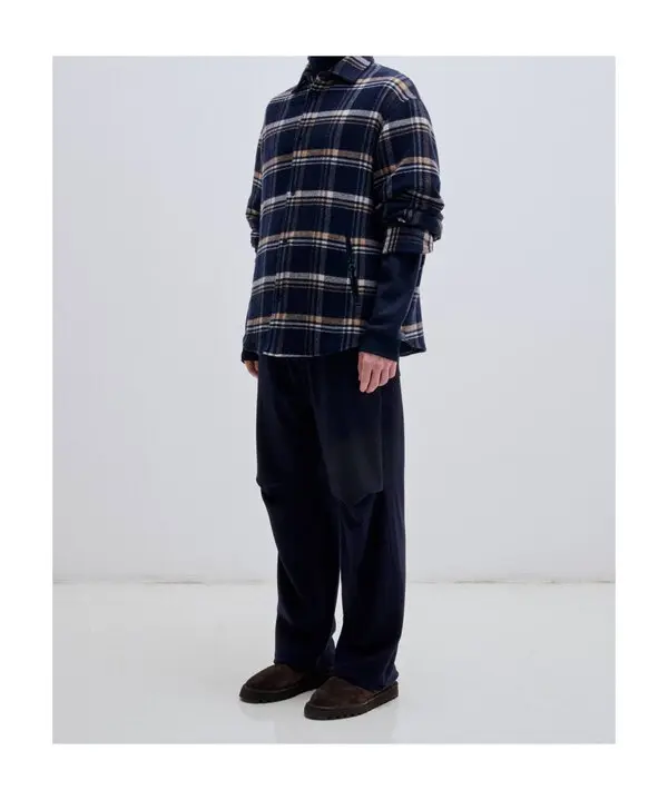 DARKPARK Keanu Cashmere Wool Check Shirt