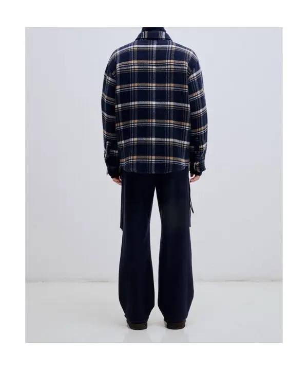 DARKPARK Keanu Cashmere Wool Check Shirt