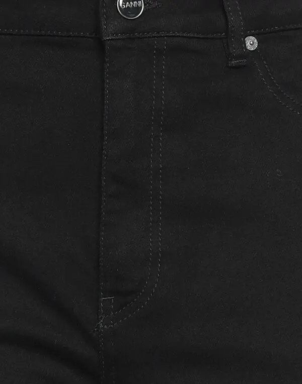 GANNI Solid Color Casual Pants