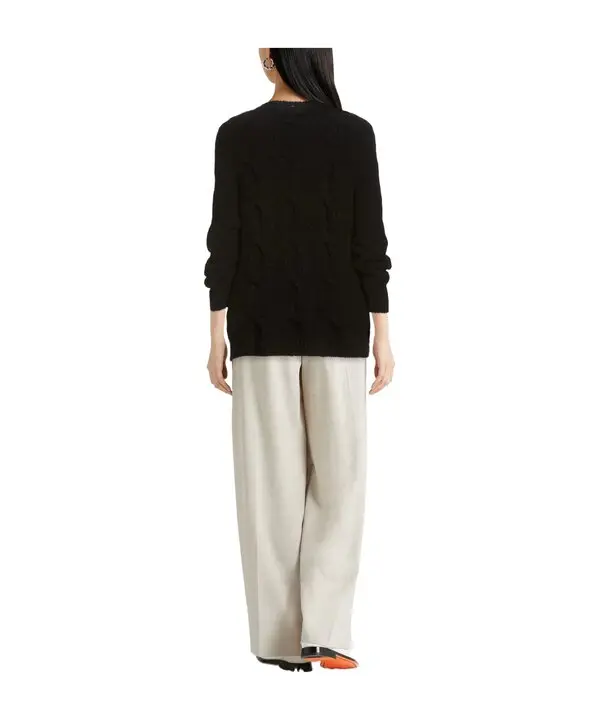 Sportmax Solid Color Knit Sweater