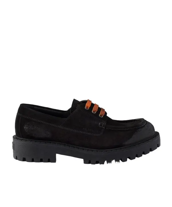 Prada Round Toe Lace-up Shoes