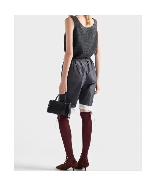 Prada Shetland Wool Top - Bituminous Ash Free