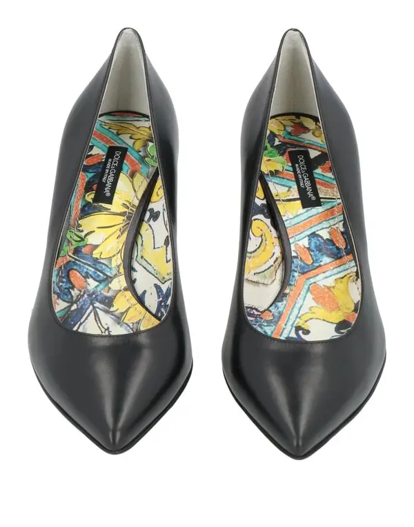Dolce & Gabbana Pointed-toe Leather High Heels