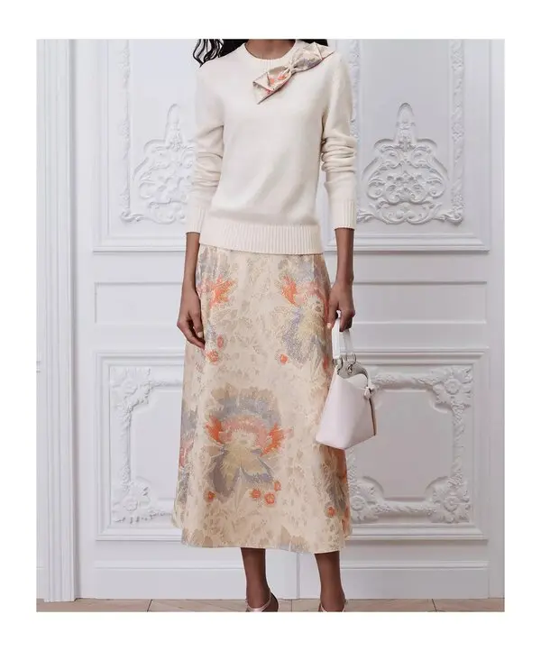 Dior Sweater With Embellished Bow Detail
