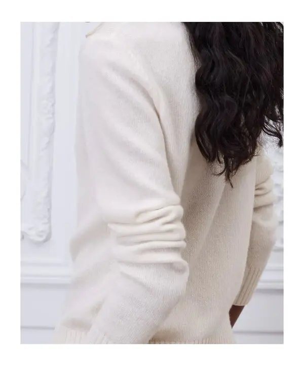 Dior Sweater With Embellished Bow Detail