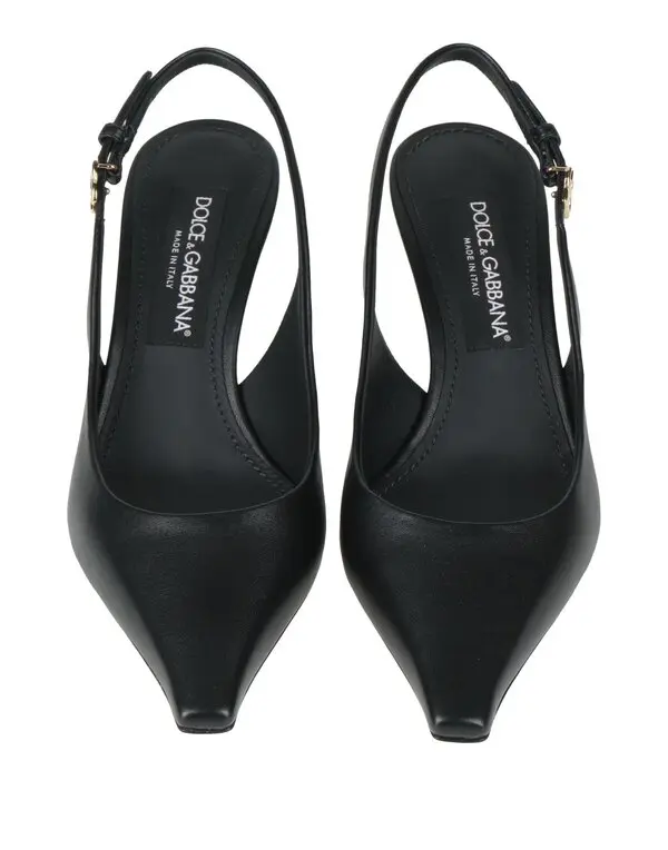 Dolce & Gabbana Pointed-toe Leather High Heels