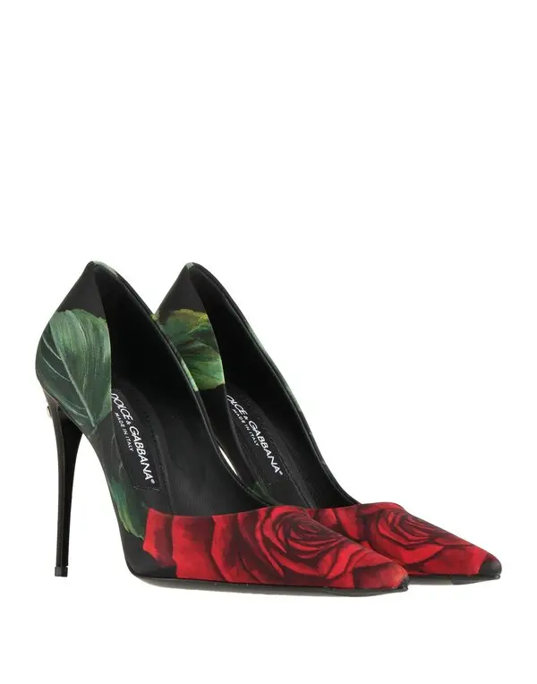 Dolce & Gabbana Pointed-toe Floral High Heels