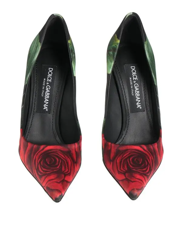 Dolce & Gabbana Pointed-toe Floral High Heels