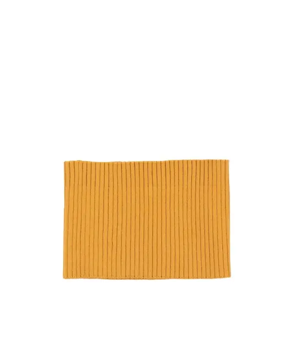 Chloé Ribbed Neck Warmer - Gold