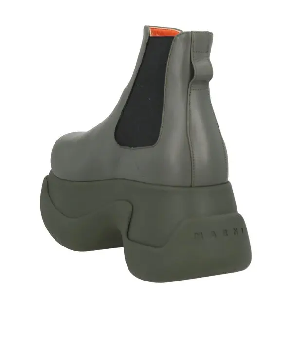 Marni Solid Color Ankle Boots