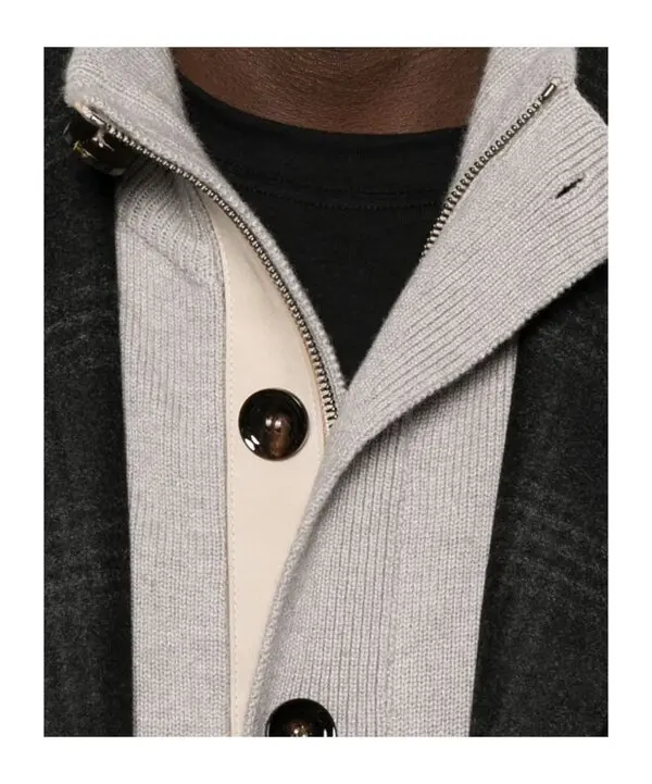 Brioni Button-front Knit Cardigan