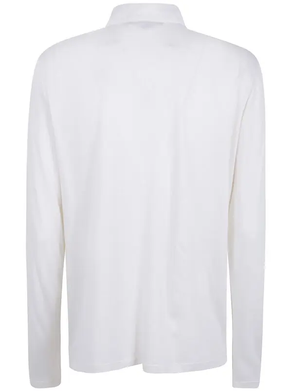 Seventy Ruffled Polo Neck Sweater