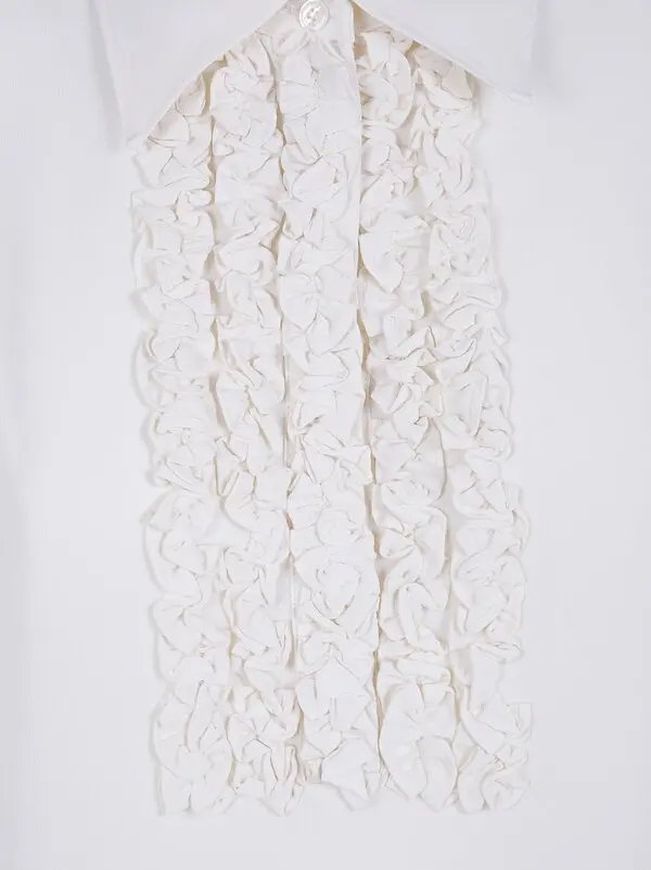 Seventy Ruffled Polo Neck Sweater