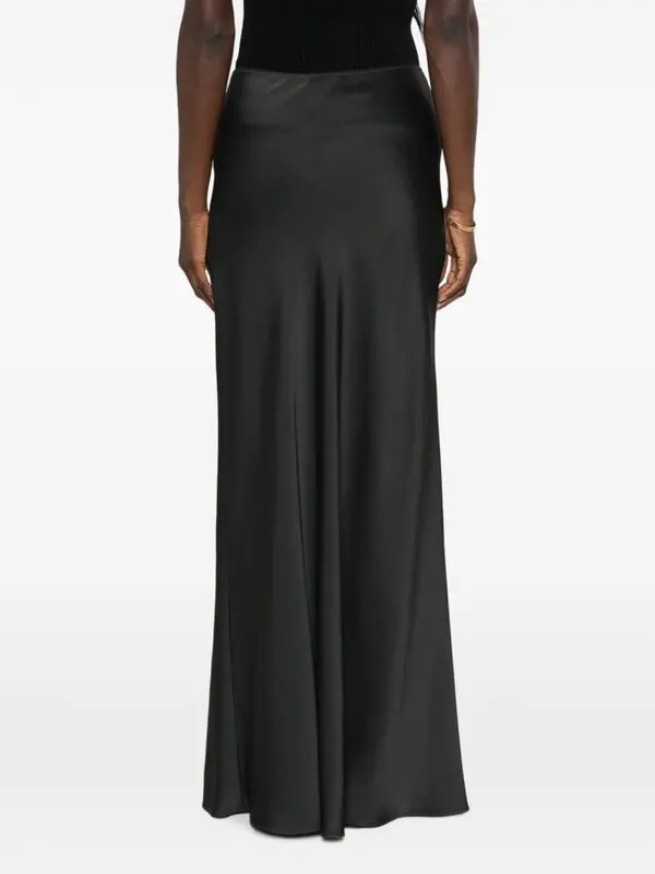 Fabiana Filippi Satin A-line Full Length Skirt