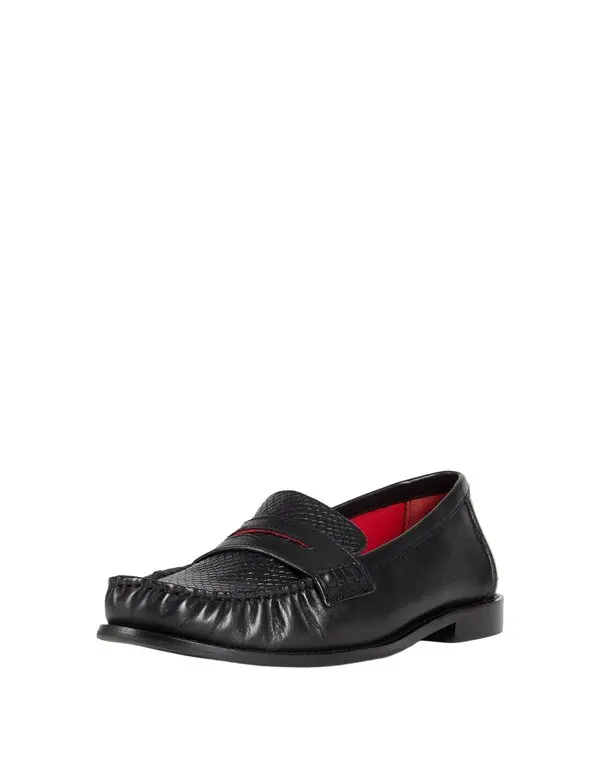 MAXCO. Max&co. Lizard-embossed Leather Loafers