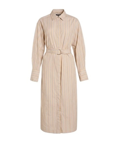 Rag & Bone Striped Poplin Shirt Dress