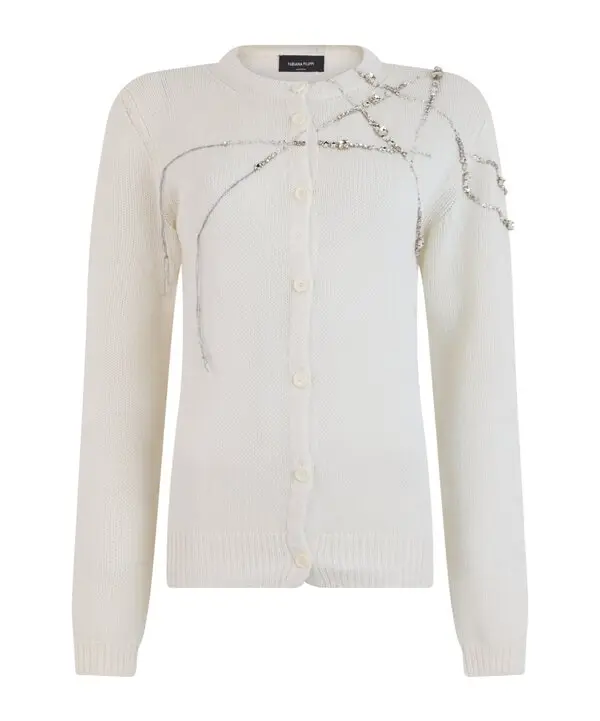 Fabiana Filippi Embellished Button-up Cardigan - No