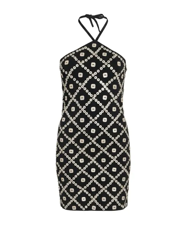Rag & Bone Fitted Dress With Appliqué Detail