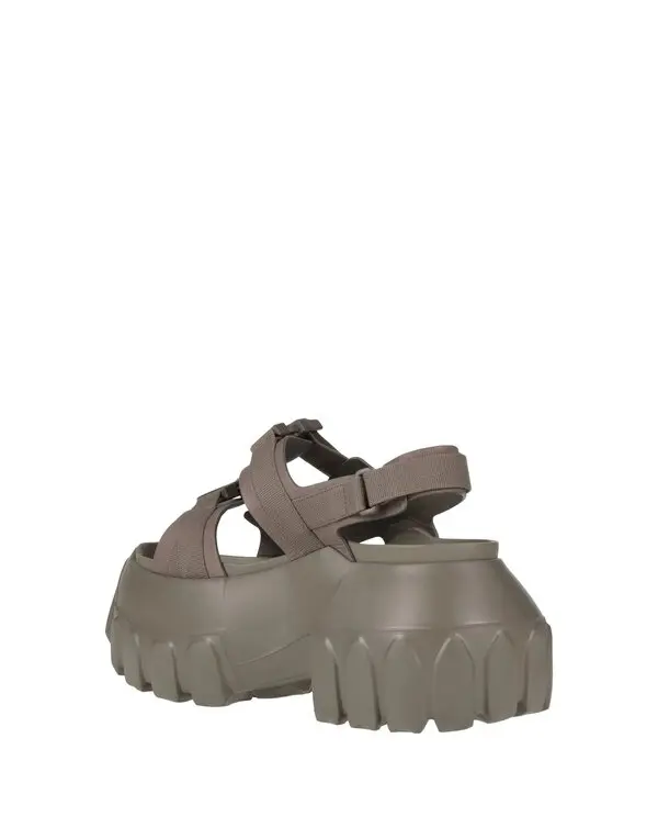 Rick Owens Minimalist Elastic Strap Block-heel Sandals
