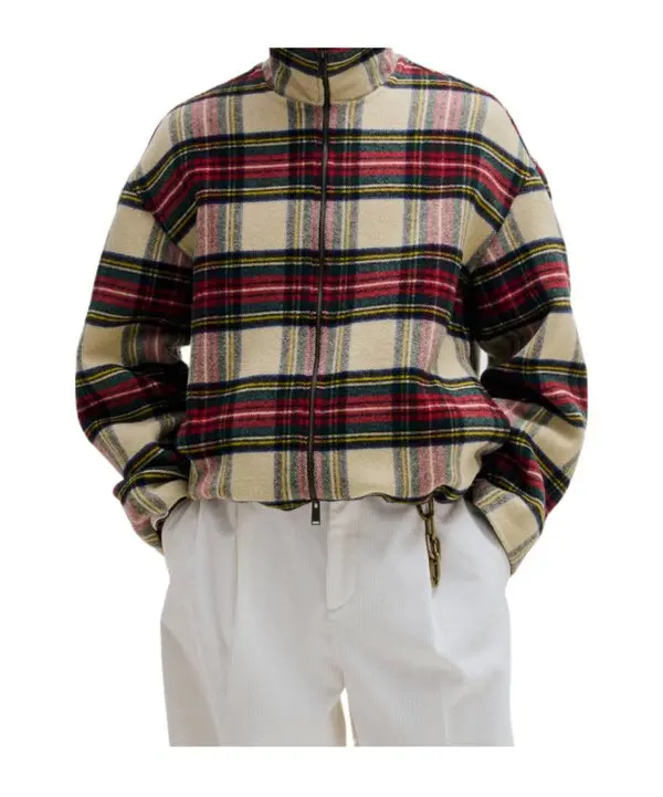 DARKPARK Wool Tartan Check Jacket - No
