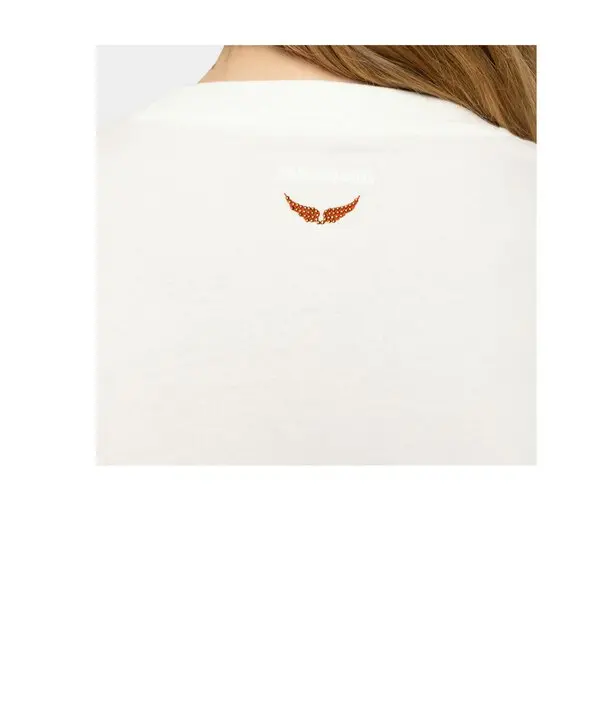 Zadig&Voltaire Rhinestone Horse Print T-shirt