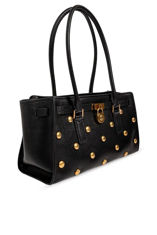 Michael Kors Small Hamilton Leather Satchel Bag