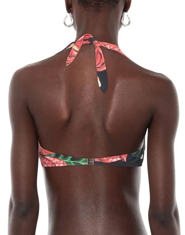 Dolce & Gabbana Printed Bikini Top