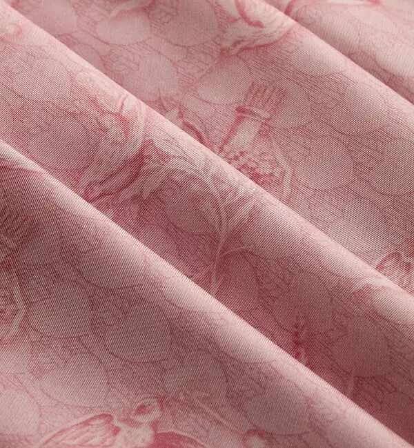 Dior Midi-length Flared Skirt With Médaillon Logo - Pink