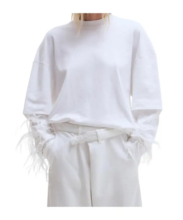 DARKPARK Troy Double Sleeve With Feathers