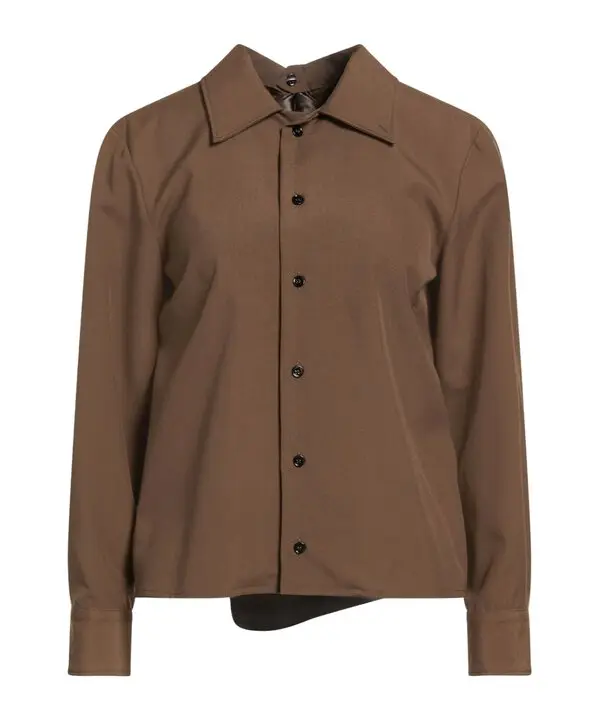 MAISON MARGIELA Long Sleeve Shirt - Brown