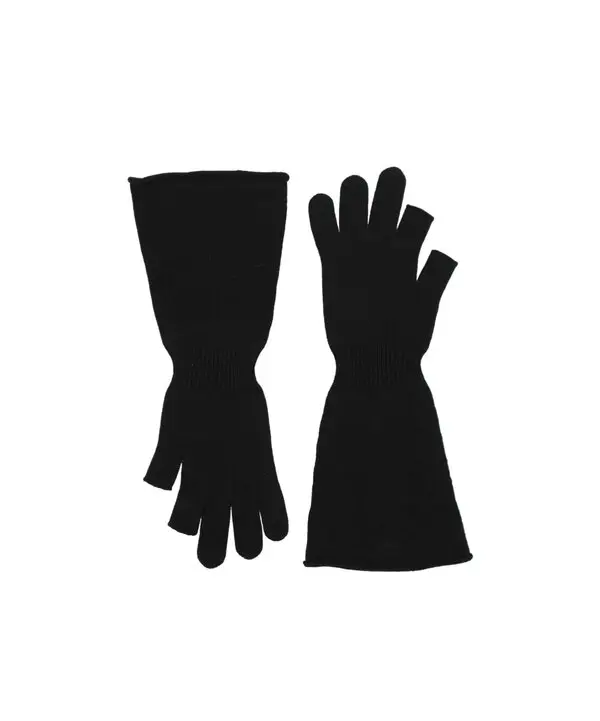 Rick Owens Lightweight Knitted Gloves - Black