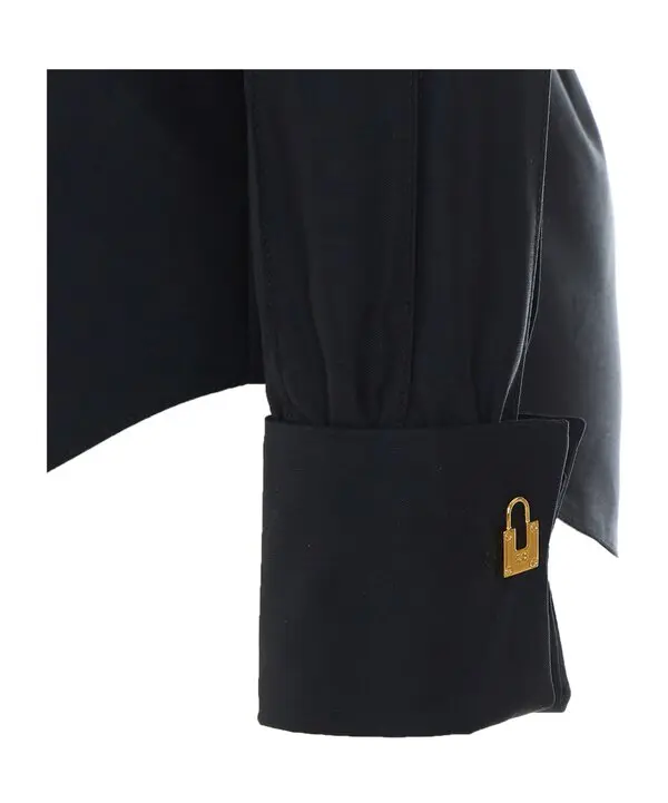 Elisabetta Franchi Bow-tie Long Sleeved Shirt