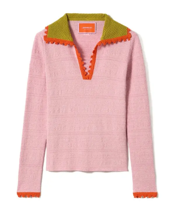 La DoubleJ Picket Polo Jumper