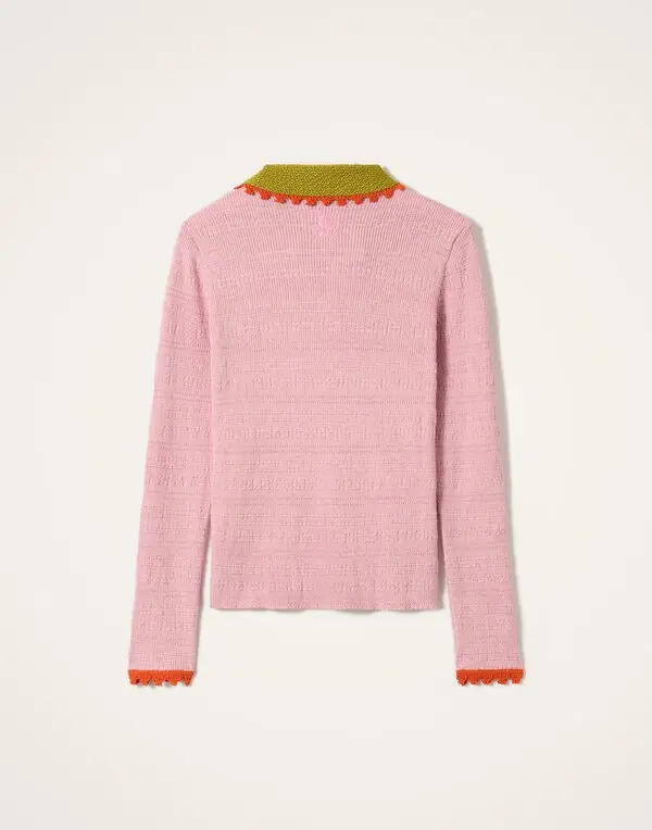 La DoubleJ Picket Polo Jumper