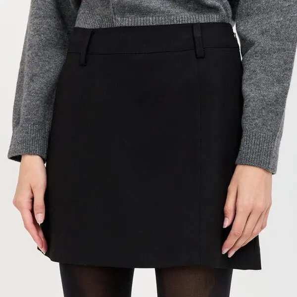 DUNST Belt Loop Midi Skirt