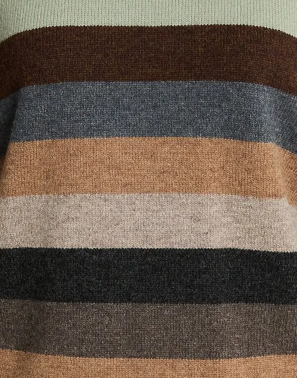 Tory Burch Striped Wool Knit Sweater