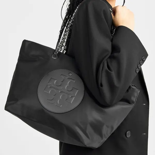 Tory Burch Ella Chain Tote - Black