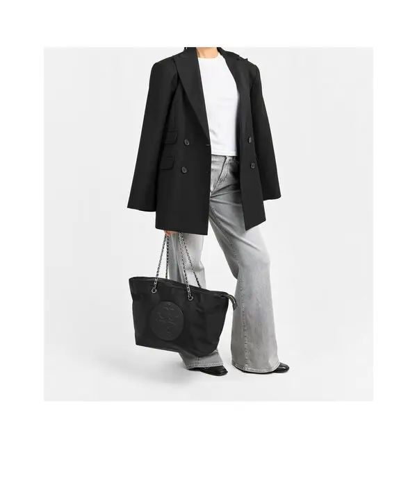 Tory Burch Ella Chain Tote - Black