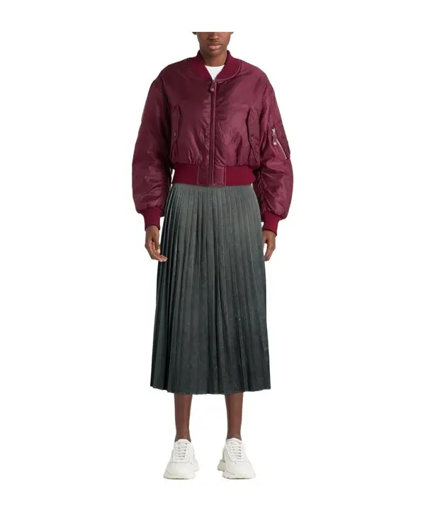 MAISON MARGIELA Pleated Midi Skirt