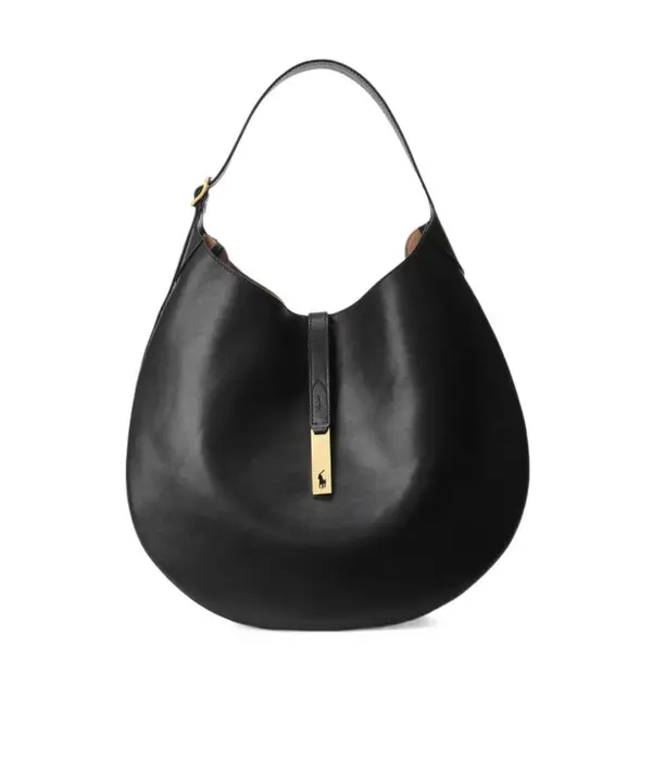 Polo Ralph Lauren Top Handle Shoulder Bag - Black