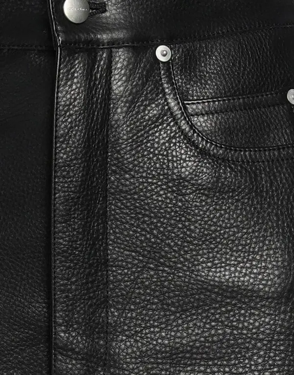 Rick Owens Leather Pencil Skirt