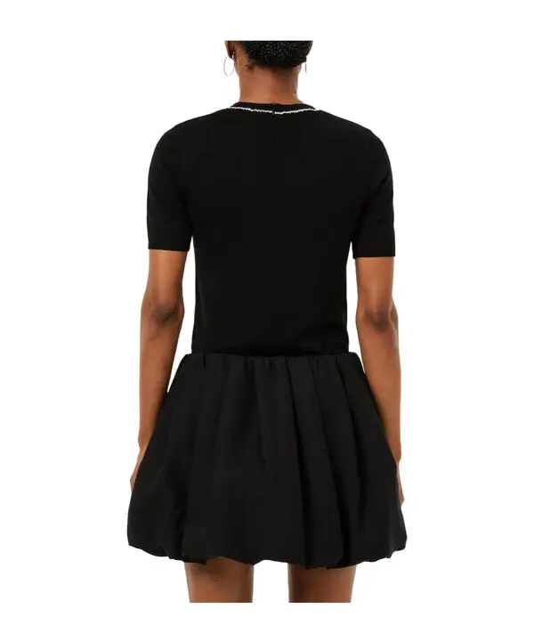 Valentino Garavani Short-sleeved Wool Shirt With Embroidery