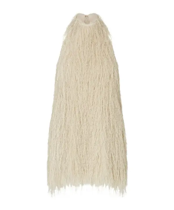 Liu Jo Short Dress With Frayed Fabric