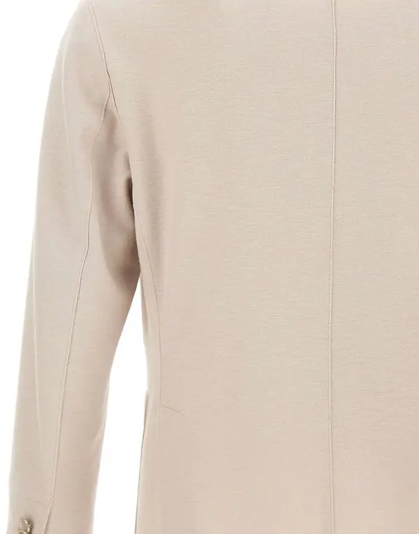 Eleventy Double-breasted Peak-lapel Blazer