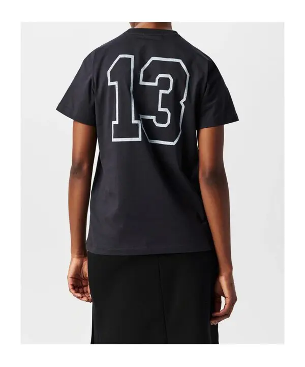 GANNI Graphic T-shirt - Black