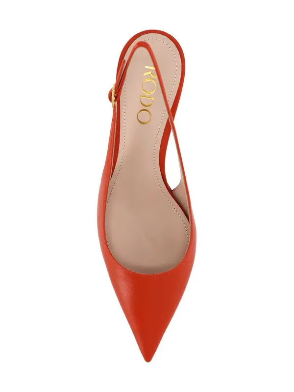 Rodo Pointed-toe Slingback High-heeled Sandals