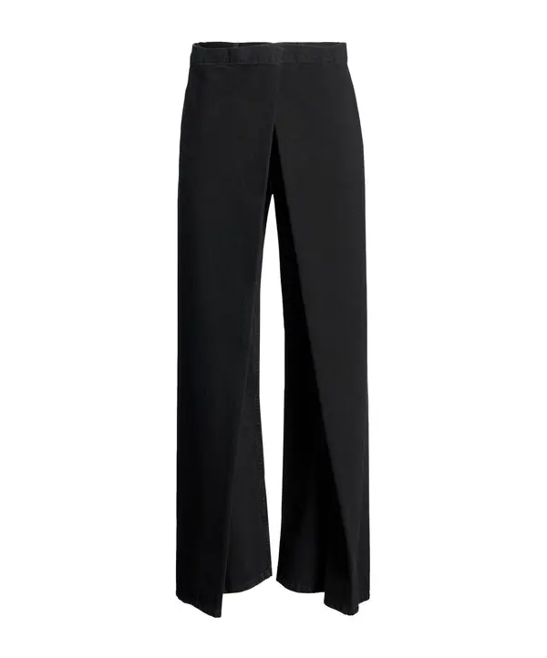 MAISON MARGIELA Loose Fit Denim Trousers - Black